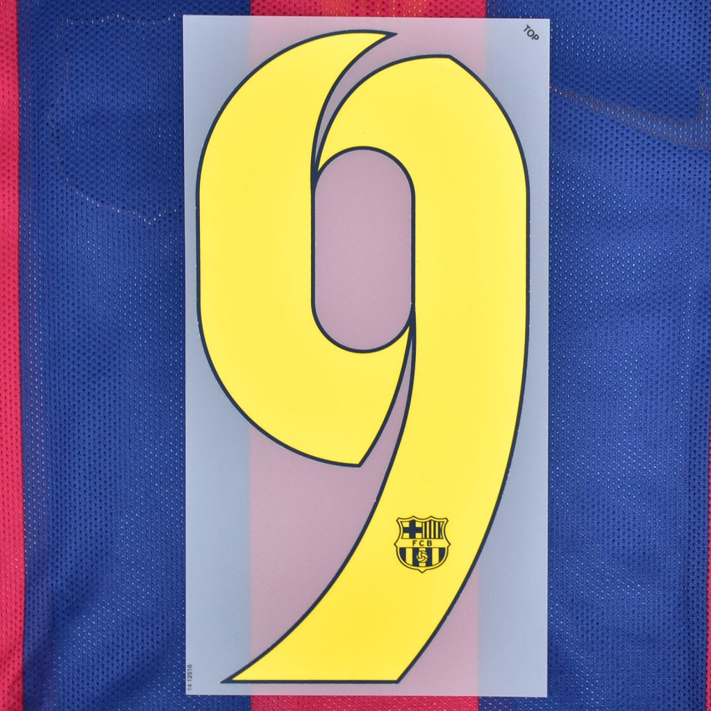 2014-15 Barcelona Player Issue Home Name Set Sipesa – #9 (Match Number ...