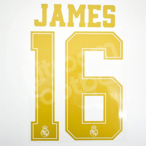2019-20 Real Madrid Player Issue Home Gold Name Set Sporting ID – #16 ...