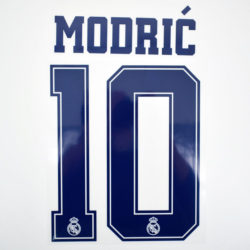 2019-20 Real Madrid Player Issue Third Blue Name Set Sporting ID – #10 ...