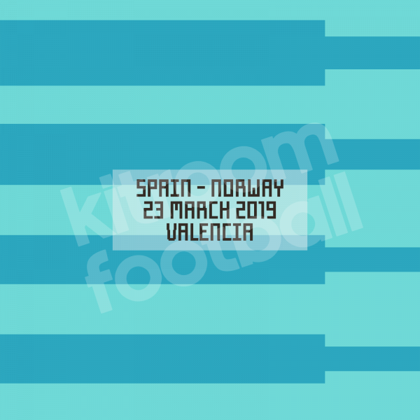 2019 Spain GK Match Detail MDT Patch EURO 2020 Qualifiers vs Norway ...