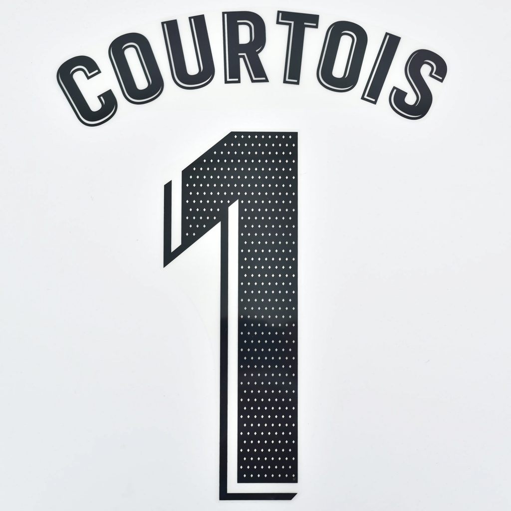 Original Player Issue 2021-22 Real Madrid GK Name Number Set #1 ...