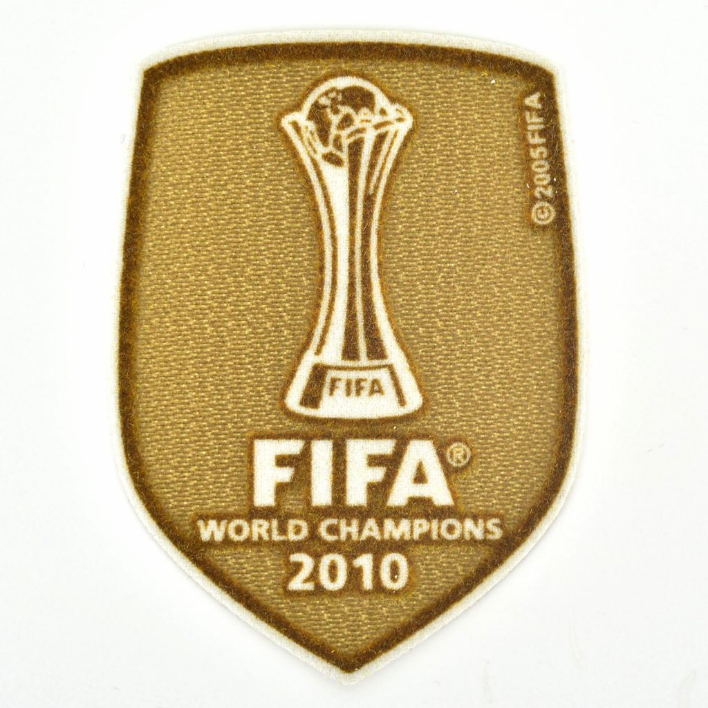 Original Player Issue FIFA 2010 World Champions Patch Badge for Inter ...