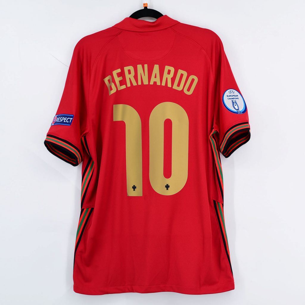 EURO 2020 21 Portugal Home Shirt #10 BERNARDO BNWT Nike M – Kitroom ...