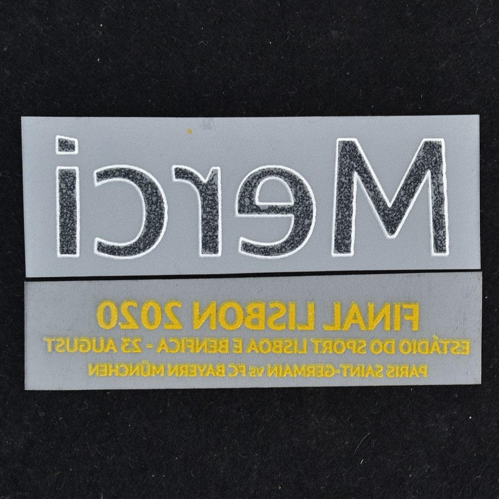 PSG Final Champions League Lisbon 2020 MDT Merci Patch Repro – Kitroom ...