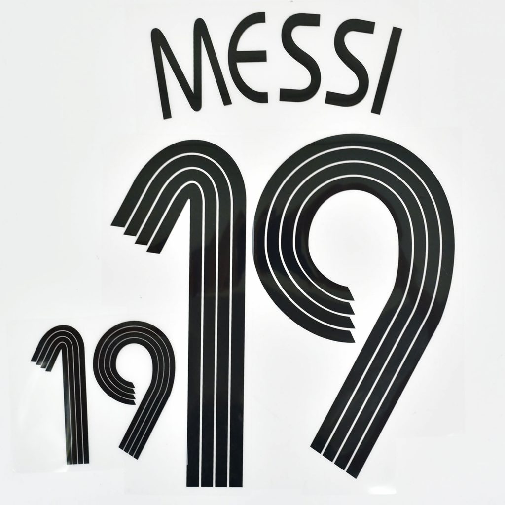 Argentina FIFA World Cup 2006 Name Number Set #19 MESSI Repro – Kitroom ...