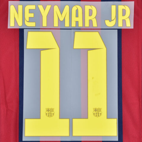 2013-14 Barcelona Home Name Number Set #11 NEYMAR JR Repro v2 – Kitroom ...