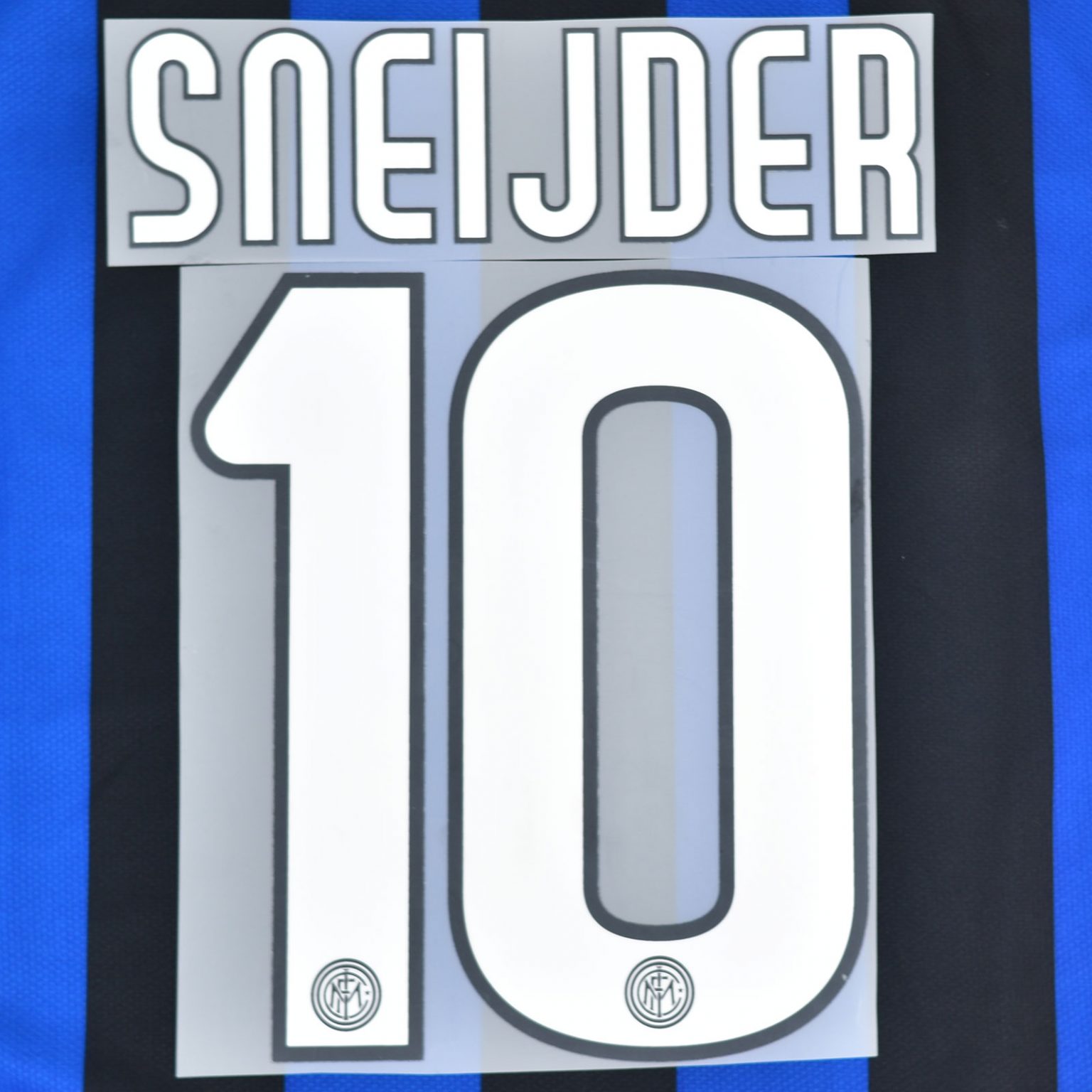 2009-11 Inter Milan Home Name Number Set #10 SNEIJDER Repro – Kitroom ...