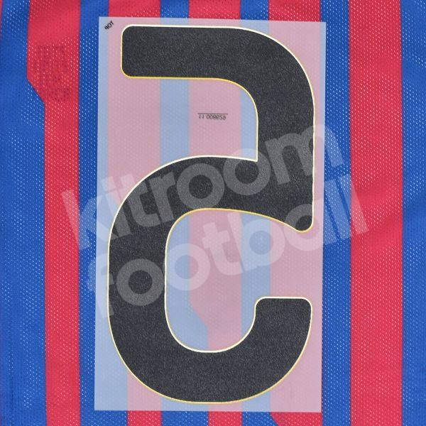Original Player Issue 2011-12 Barcelona Home Number #5 Sipesa – Kitroom ...
