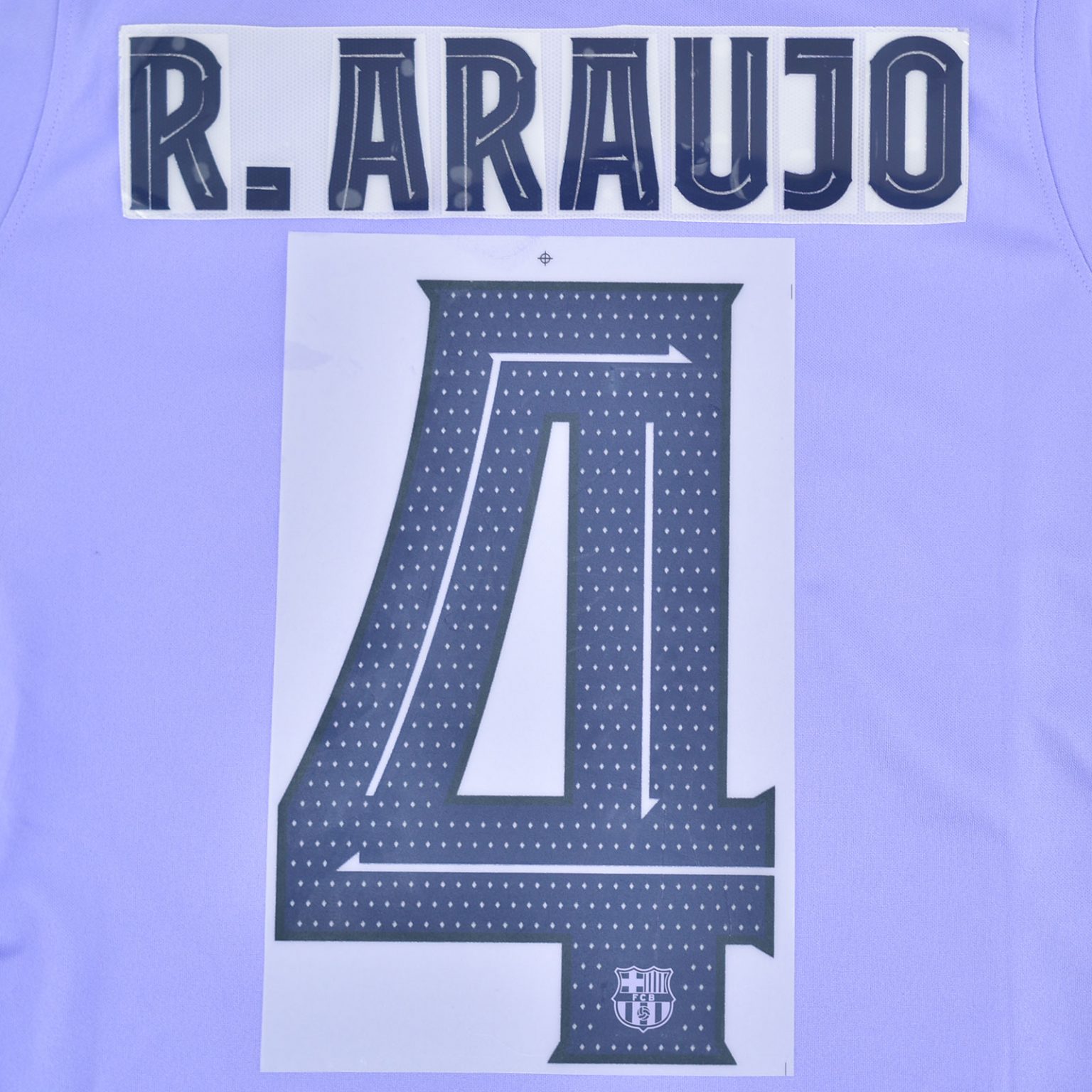 2021-22 Barcelona Away Name Number Set #4 R. ARAUJO Repro – Kitroom ...