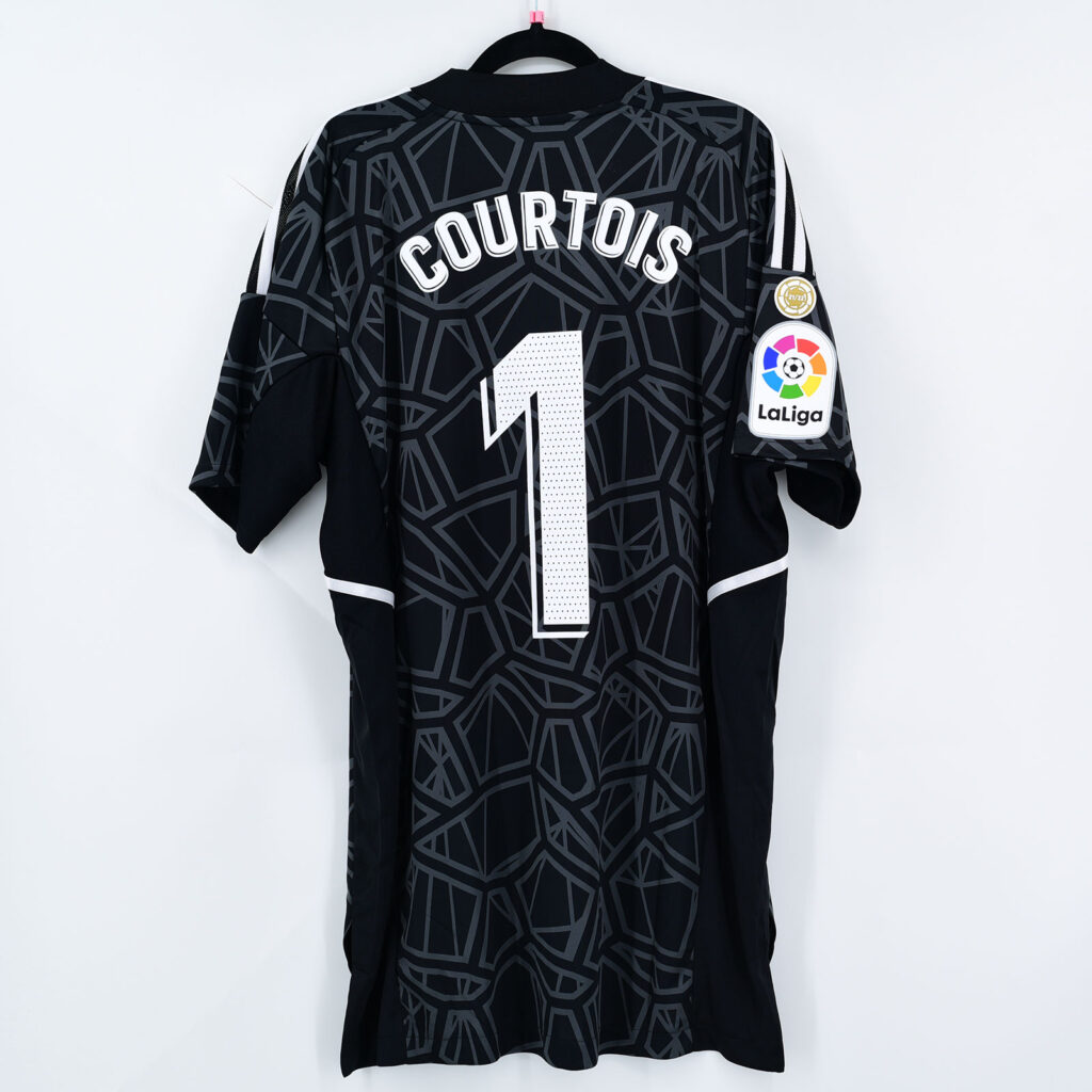 2022-23 Real Madrid Goalkeeper Shirt #1 COURTOIS La Liga Black BNWT L ...