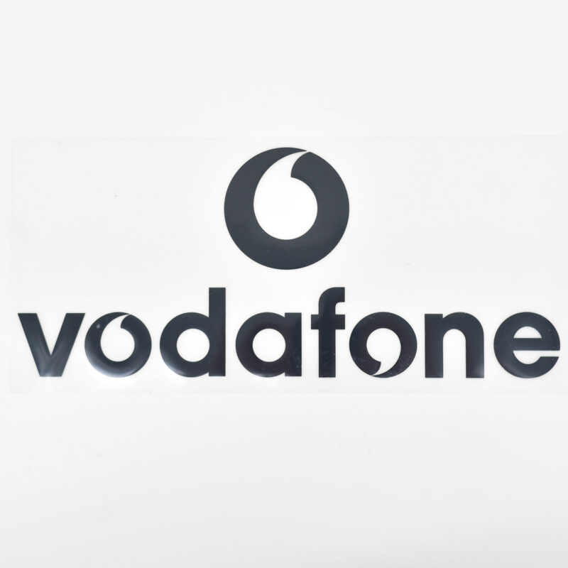 Manchester United Vodafone Sponsor Patch Black Repro – Kitroom Football