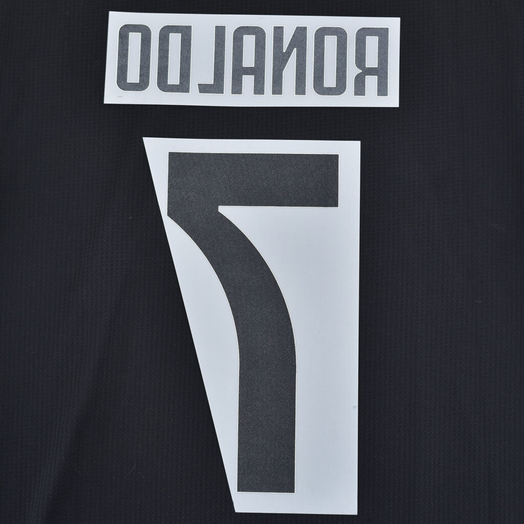 2019-20 Juventus Home Name Number Set #7 RONALDO Repro – Kitroom Football