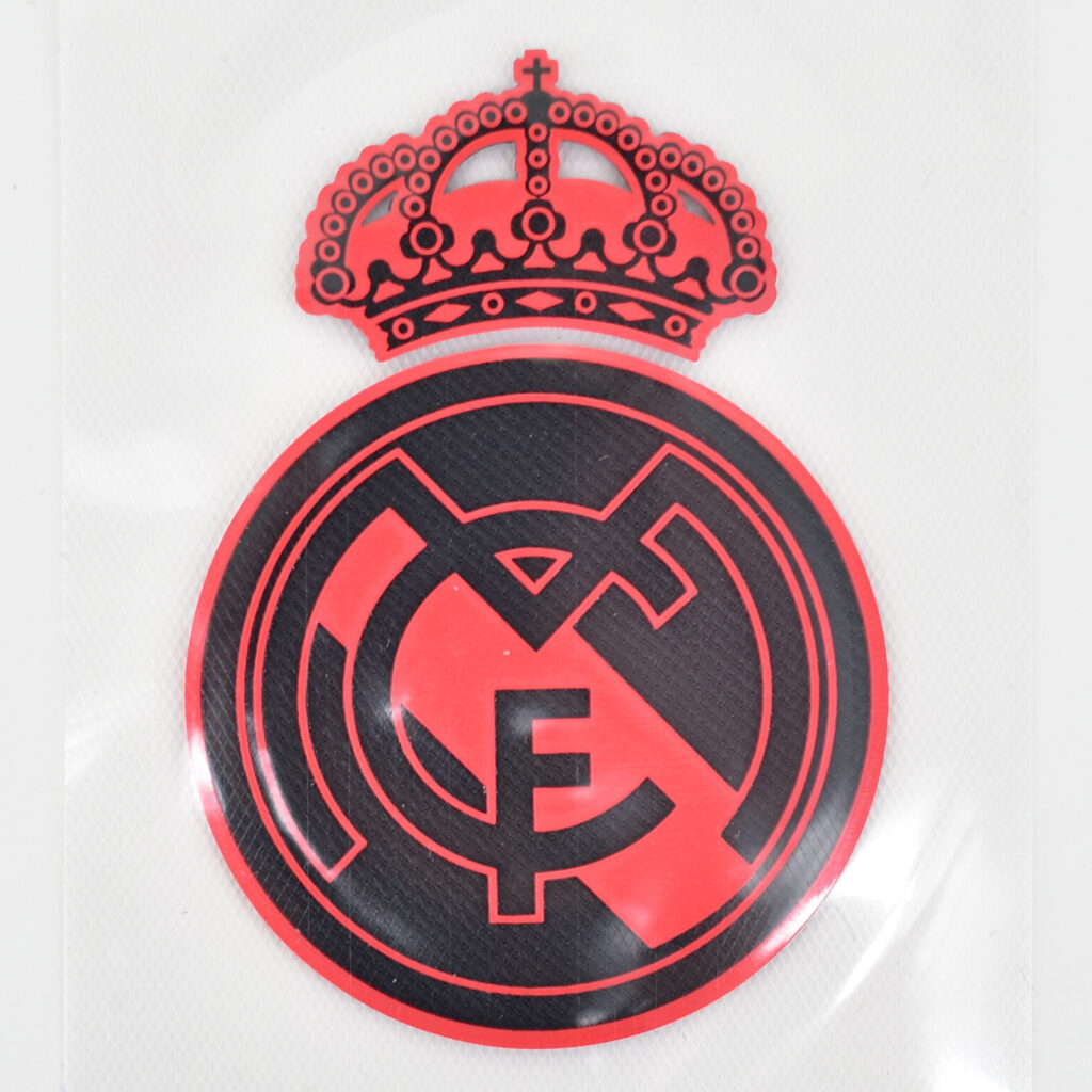 Official Real Madrid Club Badge Crest Patch Escudo Red & White Parche ...