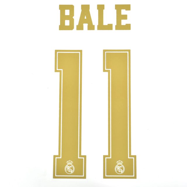 2019-20 Real Madrid Home Name Set #11 BALE Cup Version Repro – Kitroom ...