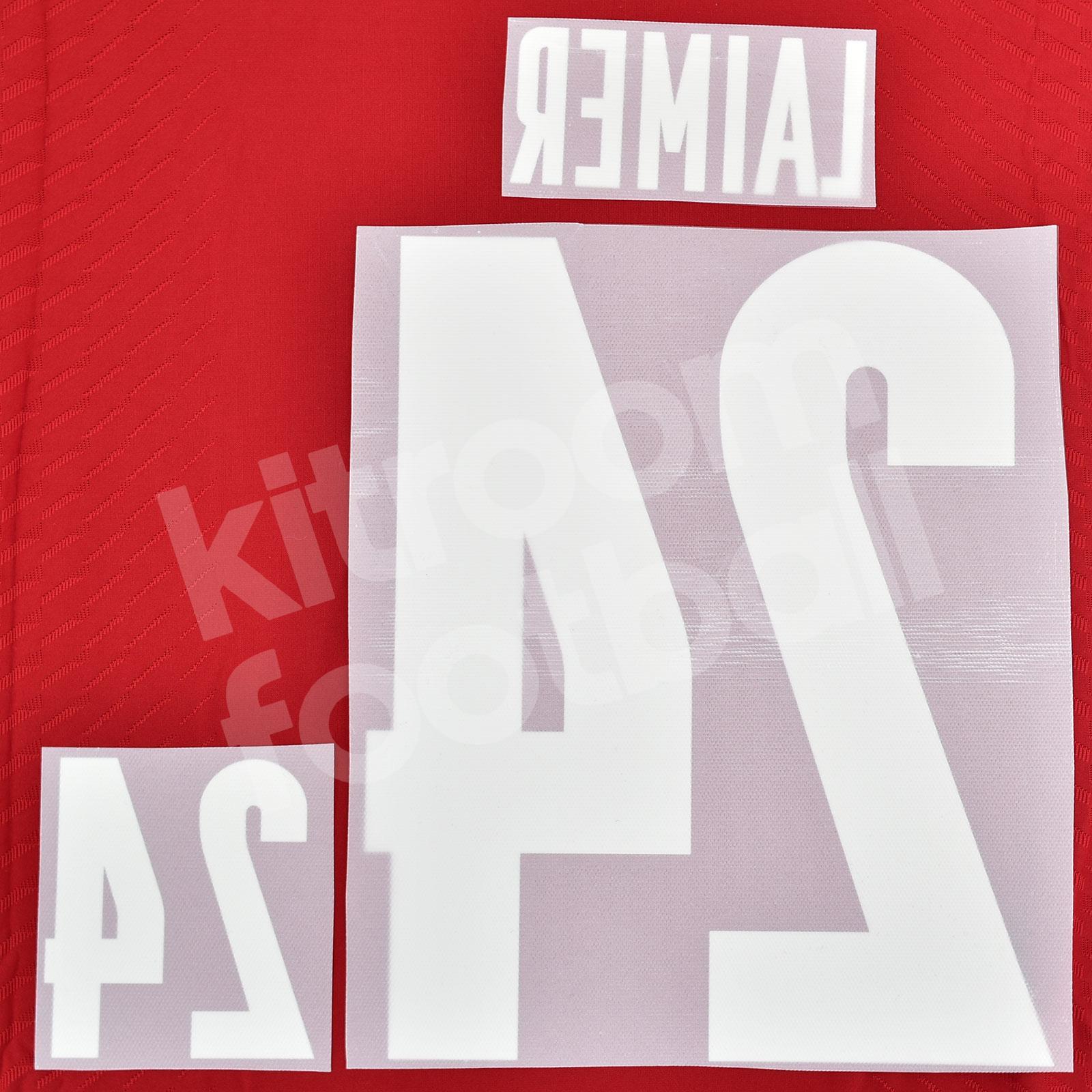 Euro 2020 2021 Austria Name Number Set #24 LAIMER Repro – Kitroom Football