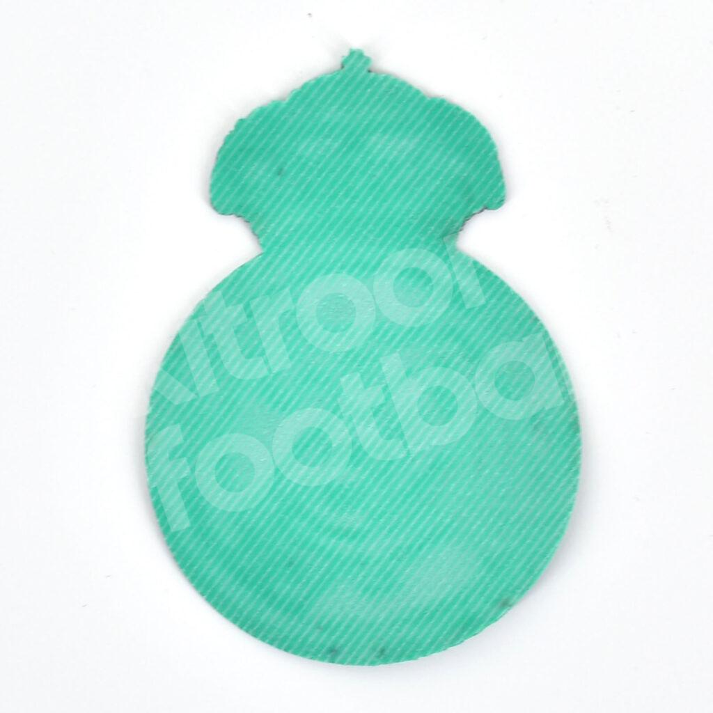 Escudo Real Madrid Club Badge Crest Patch Parche Silicone Green & Blue ...