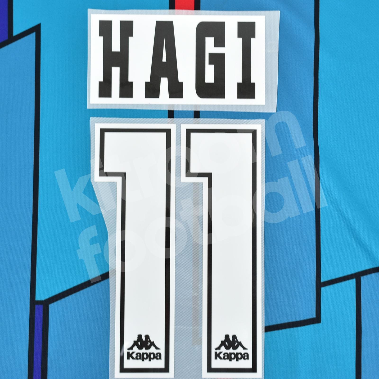 1995-96 Barcelona Away Name Number Set #11 HAGI Repro – Kitroom Football