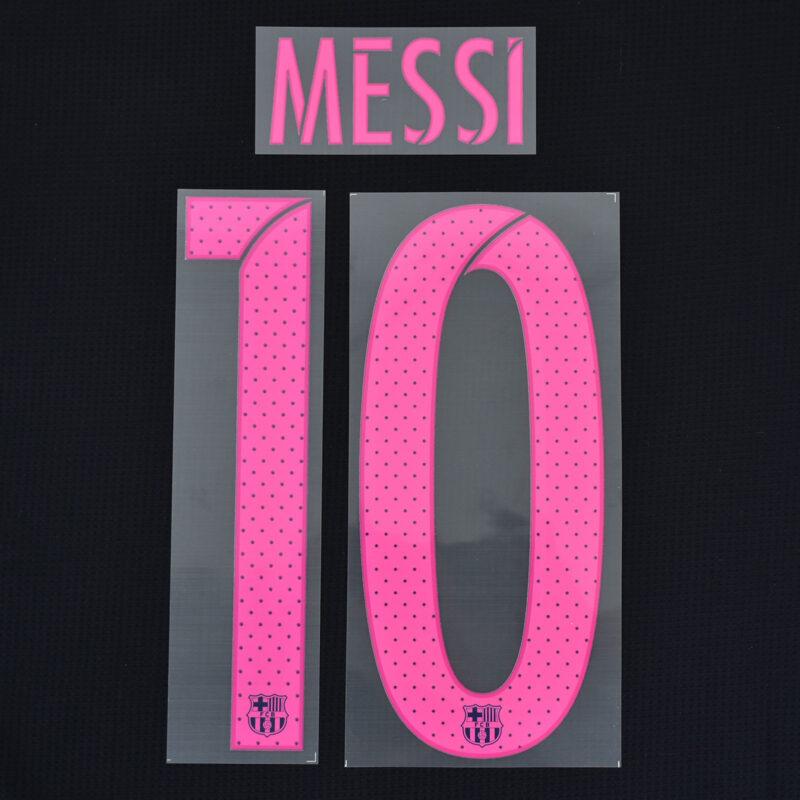 Original Player Issue 2016-17 Barcelona Away Name Number Set #10 MESSI ...