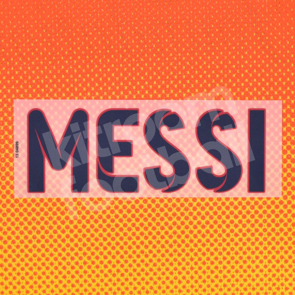 Original Player Issue 2012-15 Barcelona Away Name Block MESSI Sipesa ...