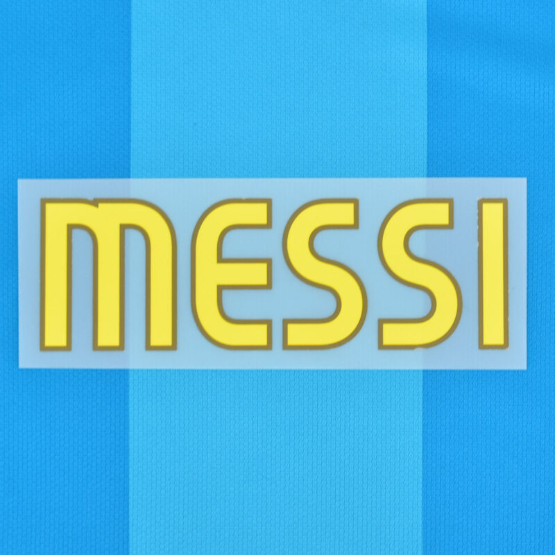 Official Reissue 2007-08 Barcelona Name Block MESSI Sipesa – Kitroom ...