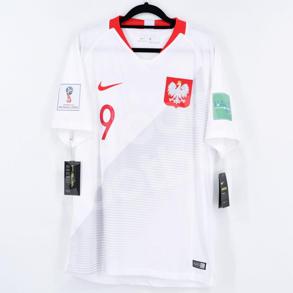 World Cup 2018 Poland Home Shirt #9 LEWANDOWSKI (M) BNWT Stadium ...