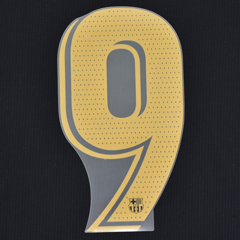 Original Player Issue 2020-21 Barcelona Number Away La Liga Gold #9 ...