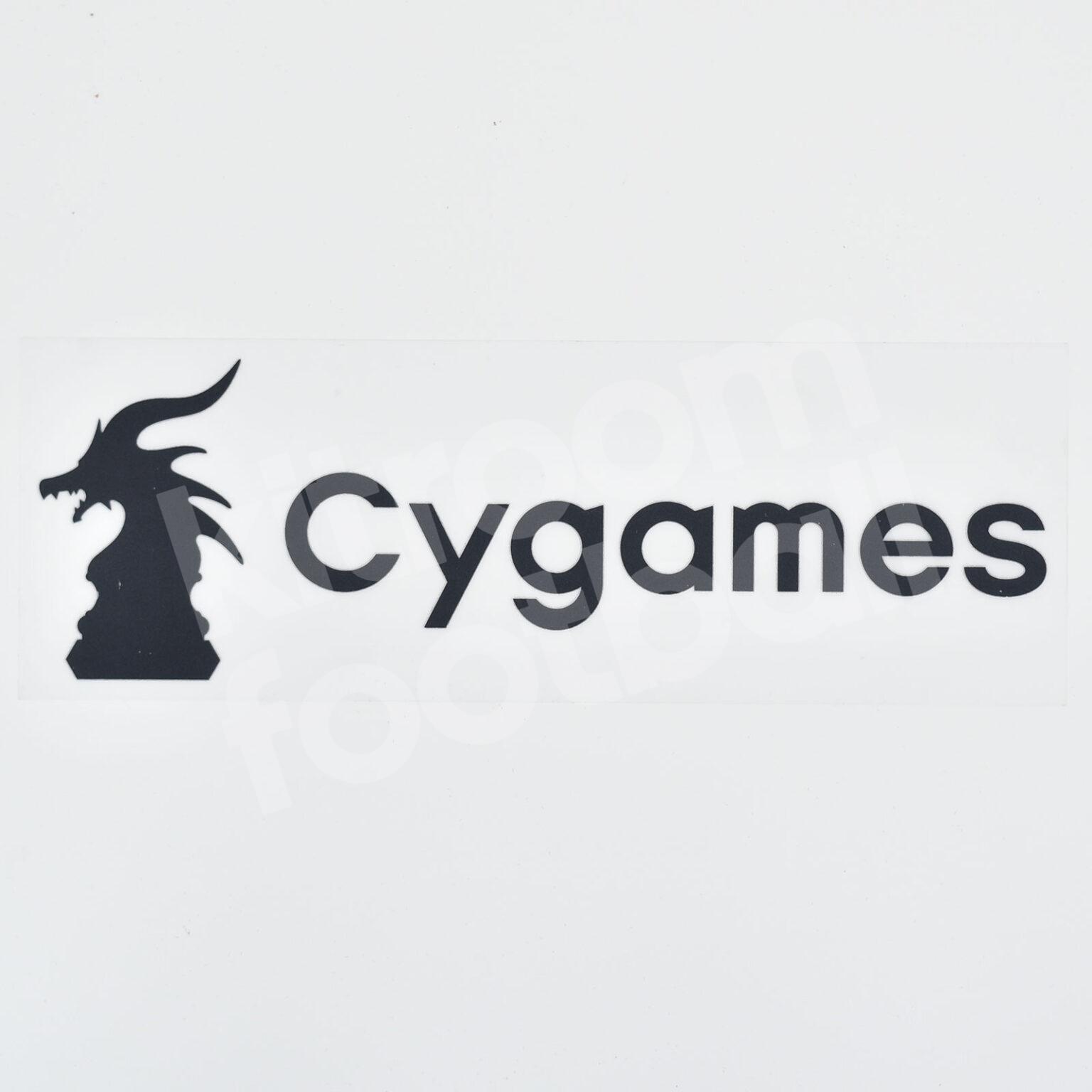 Original Player Issue Juventus Cygames Sponsor Patch Black Dekographics ...