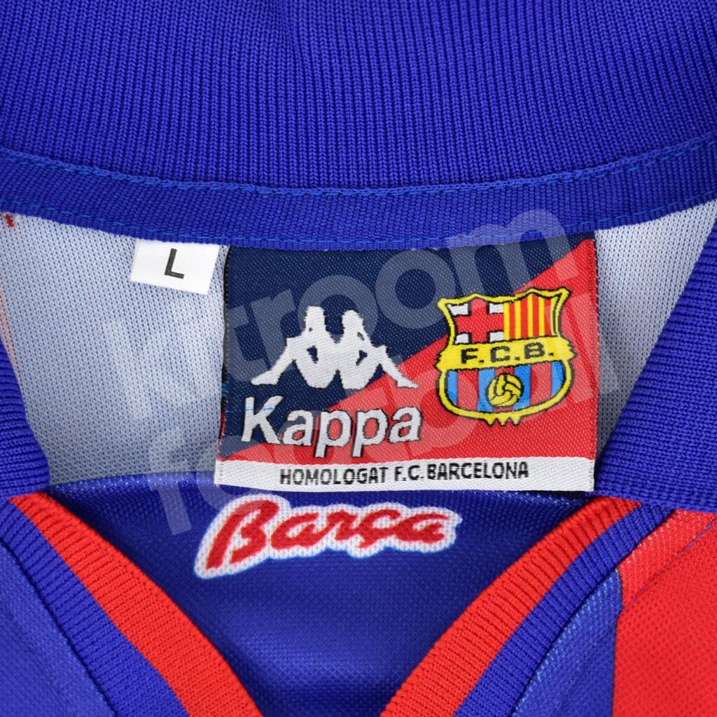 1995-96 Barcelona Uefa Cup Home Shirt Kappa Retro #10 HAGI (L ...