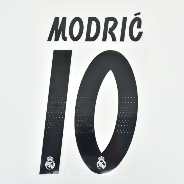 Original Player Issue 2018-19 Real Madrid Home Name Number Set #10 ...