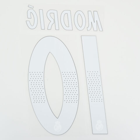Original Player Issue 2018-19 Real Madrid Home Name Number Set #10 ...