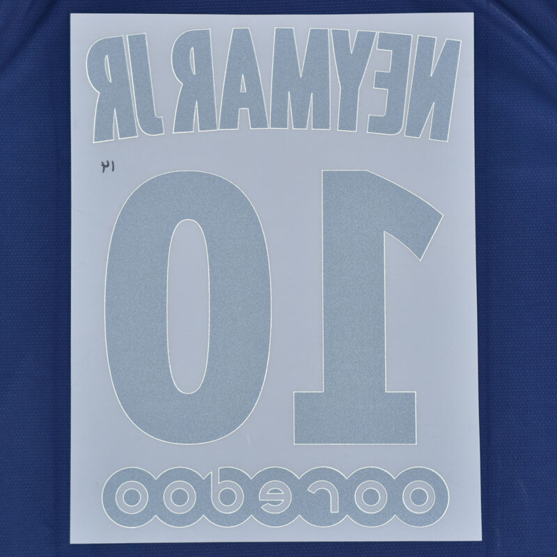 Original Player Issue 2018-19 PSG Paris Home Name Number Set #10 NEYMAR ...