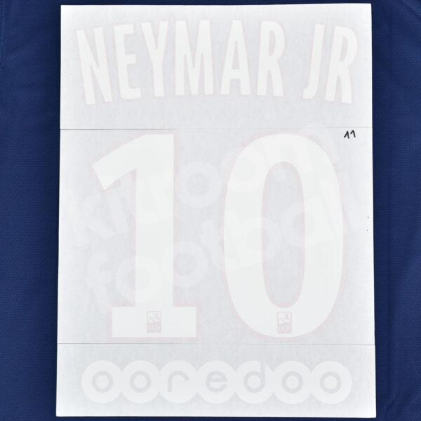 Original Player Issue 2017-18 PSG Paris Home Name Number Set #10 NEYMAR ...
