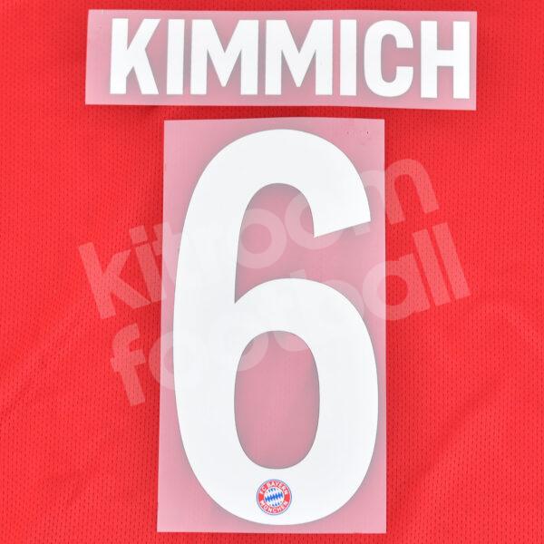 2019-21 Bayern Munich Home Name Number Set #6 KIMMICH Repro – Kitroom ...