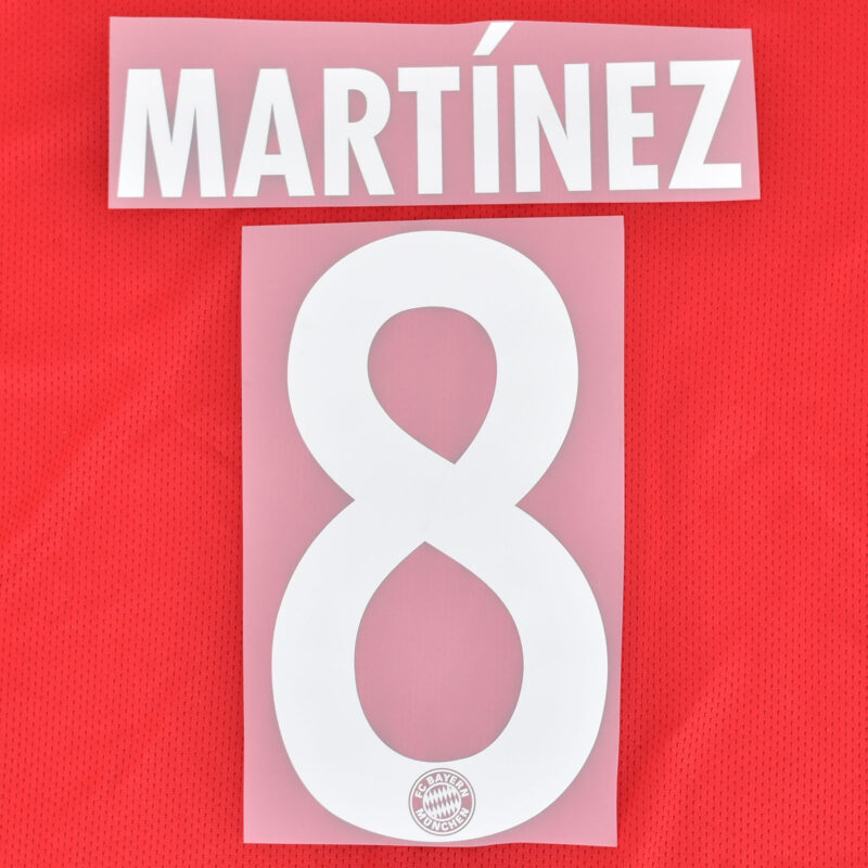Official 2013-14 Bayern Munich Home Name Number Set #8 MARTINEZ ...