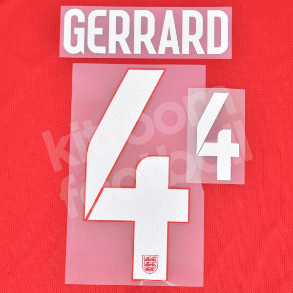Original Player Issue World Cup 2014 England Away Name Number Set #4 ...