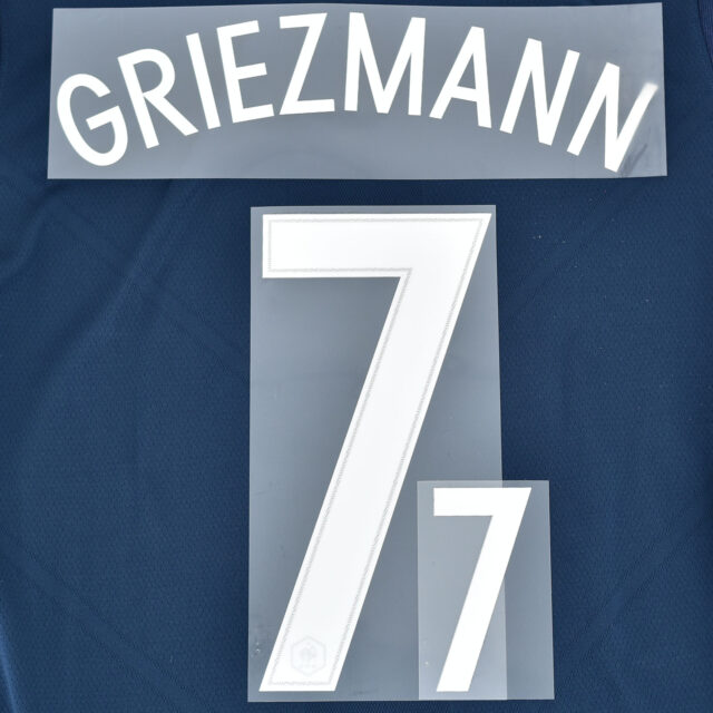 Original Player Issue 2016 EURO France Home Name Number Set #7 ...