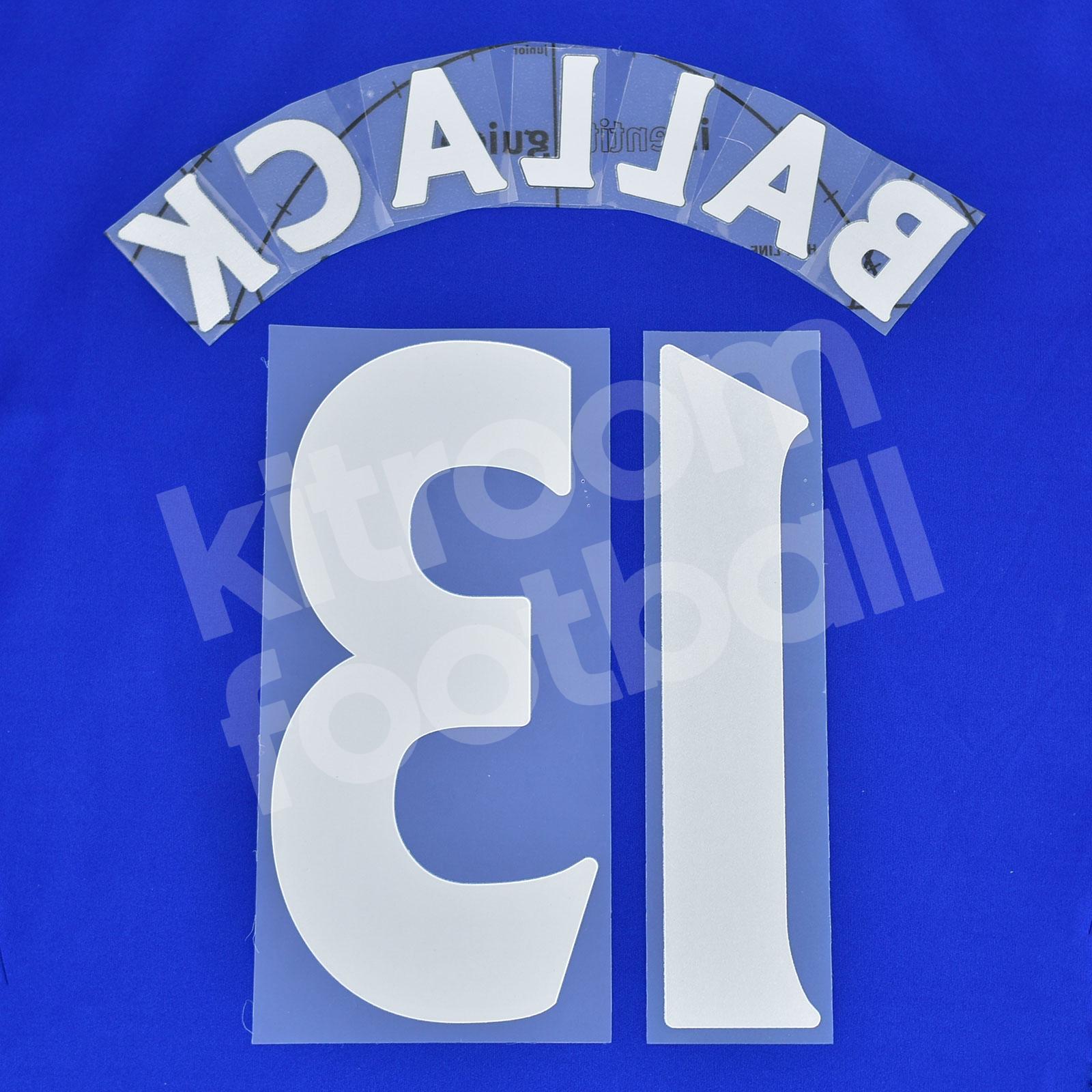 Official 2007-10 Chelsea Home Name Number Set #13 BALLACK Sporting ID ...