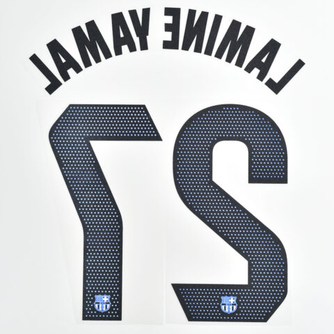 2023-24 Fc Barcelona Away Name Number Set #27 LAMINE YAMAL La Liga ...