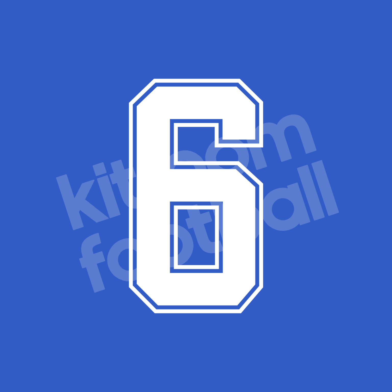 1988-92 Real Madrid Away Number #6 (Hierro Gordillo) Hummel Repro ...