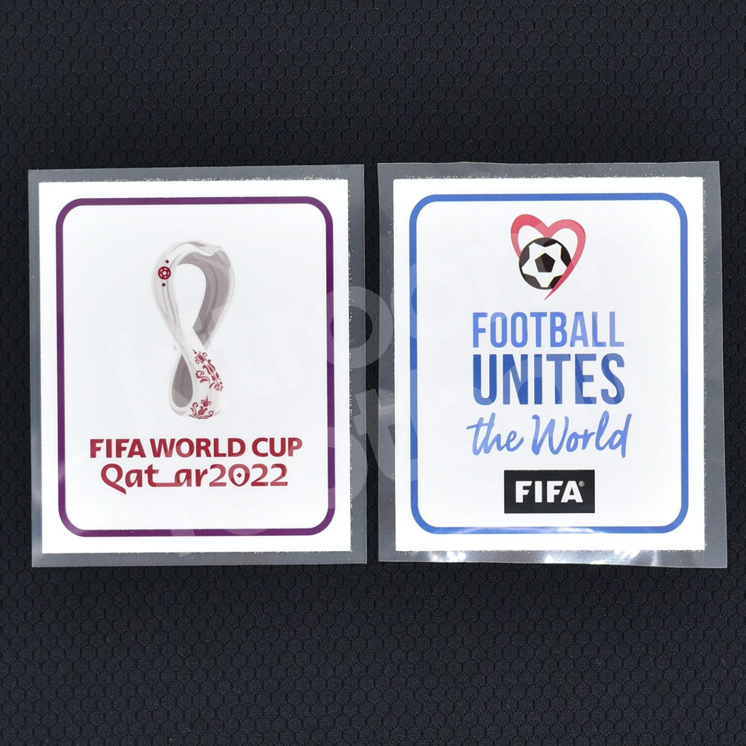 FIFA World Cup Qatar 2022 Patch + Football Unites the World White v2b ...