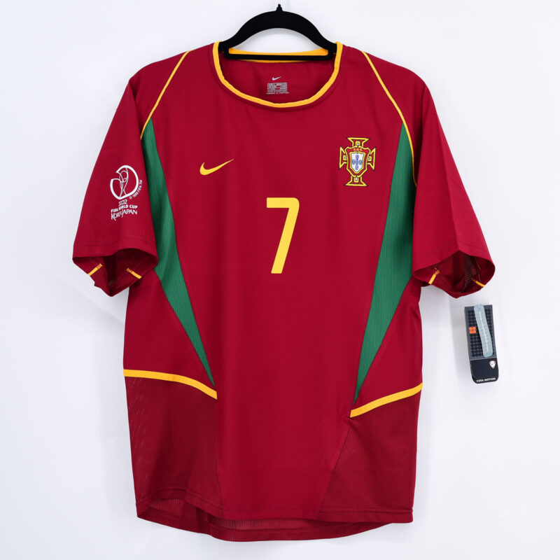 Official FIFA WORLD CUP 2002 Portugal Home Shirt #7 FIGO BNWT Nike Size ...