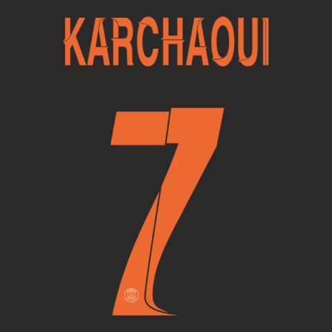 2023-24 PSG Pâris Sain Germain Third Name Number Set Womens #7 ...