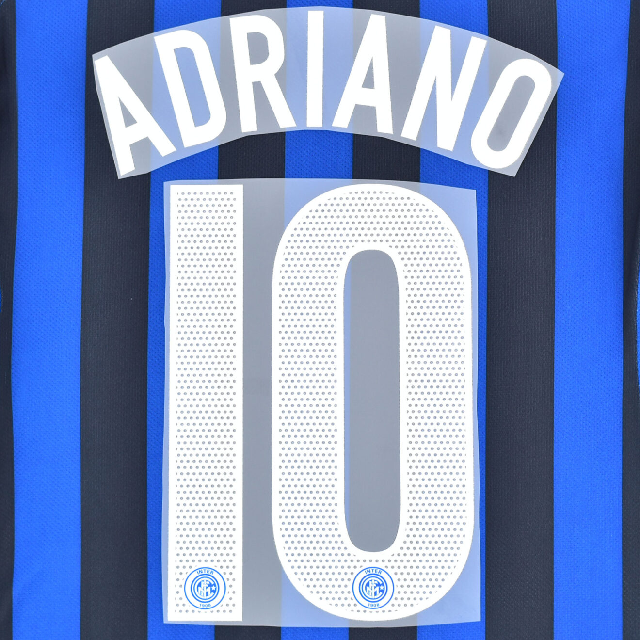 2004-06 Inter Milan Home Name Number Set #10 ADRIANO Repro – Kitroom ...