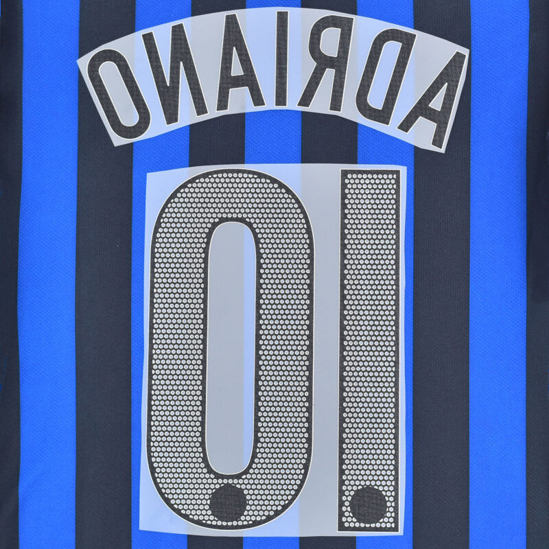 2004-06 Inter Milan Home Name Number Set #10 ADRIANO Repro – Kitroom ...