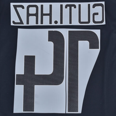 2008-09 Real Madrid Away Name Number Set #14 GUTI Repro v2 – Kitroom ...