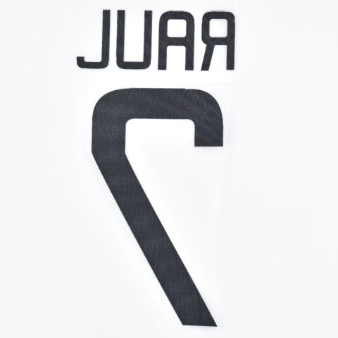 2008-09 Real Madrid Home Name Number Set #7 RAUL Repro v2 – Kitroom ...