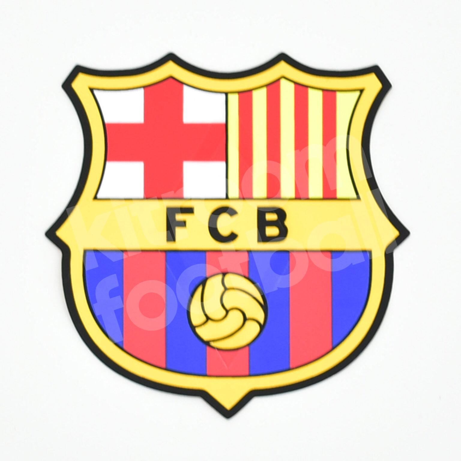 2023-24 Barcelona Home Club Badge Crest Patch 3D Silicone – Kitroom ...