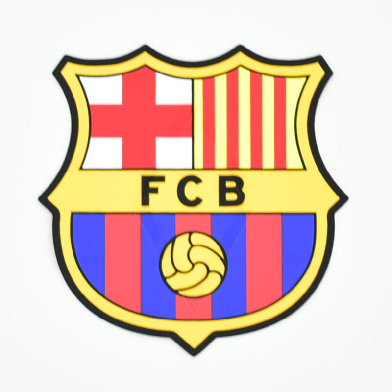 2023 24 Barcelona Home Club Badge Crest Patch 3D Silicone Kitroom