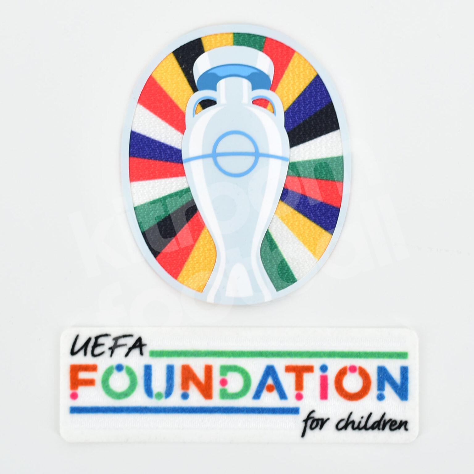 Original Player Issue UEFA Euro 2024 Patch + Foundation Sporting ID ...
