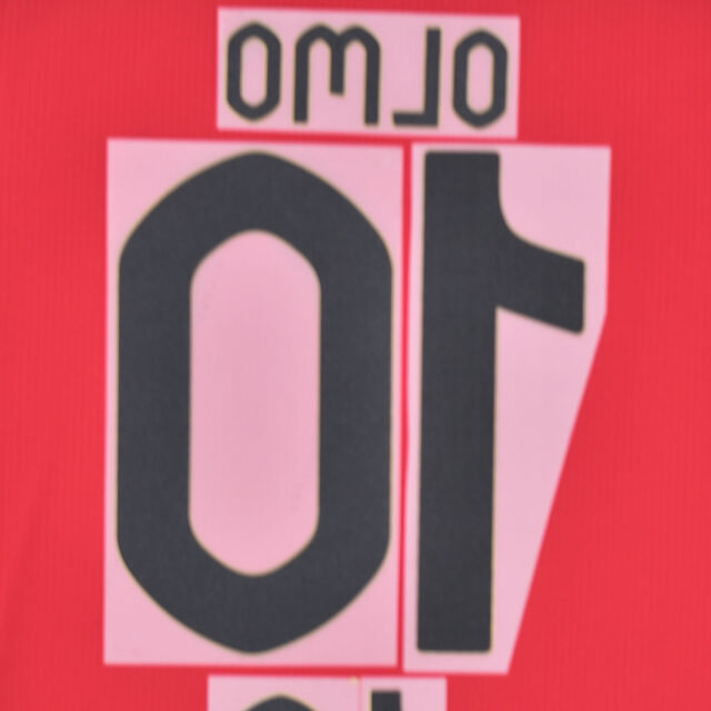 UEFA Euro 2024 Spain Home Name Number Set #10 OLMO Repro – Kitroom Football